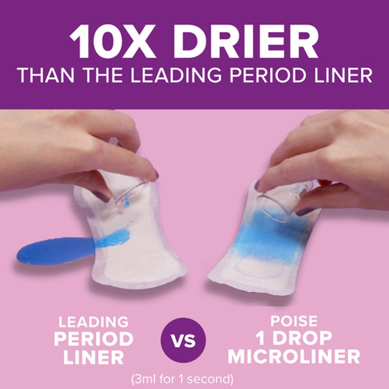 Poise Adult Incontinence Liner Regular 50 Count - Voilà Online ...