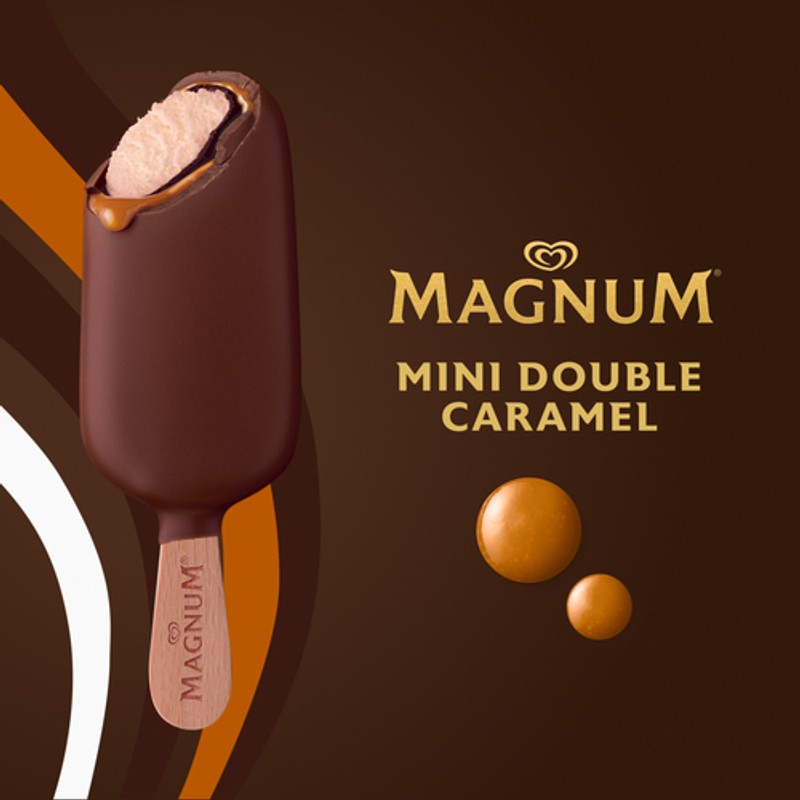 Magnum Mini Ice Cream Bar Double Caramel 4 x 55 ml - Voilà Online ...