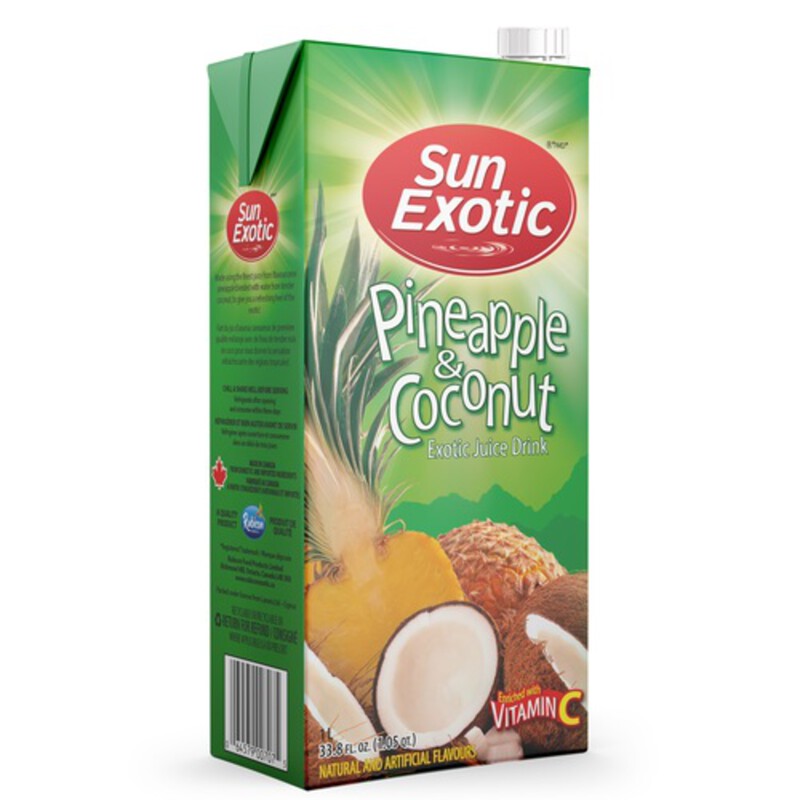 Sun Exotic Juice Pineapple & Coconut 1 L - Voilà Online Groceries & Offers