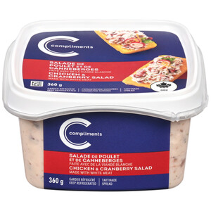 Compliments Salad Spread Chicken & Cranberry 360 g - Voilà Online ...