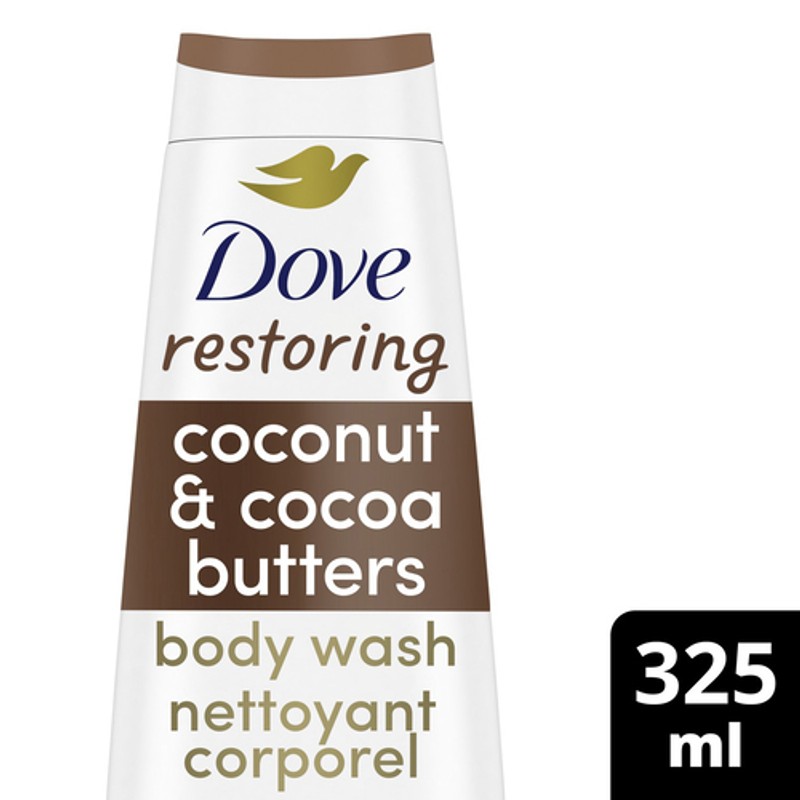 Dove Restoring Body Wash Coconut & Cocoa Butters For Healthy-Looking ...
