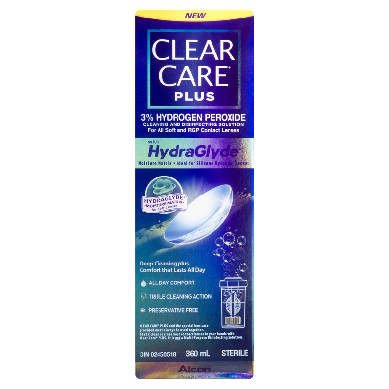 Alcon Clear Care Contact Lens Solution 360 ml - Voilà Online Groceries ...