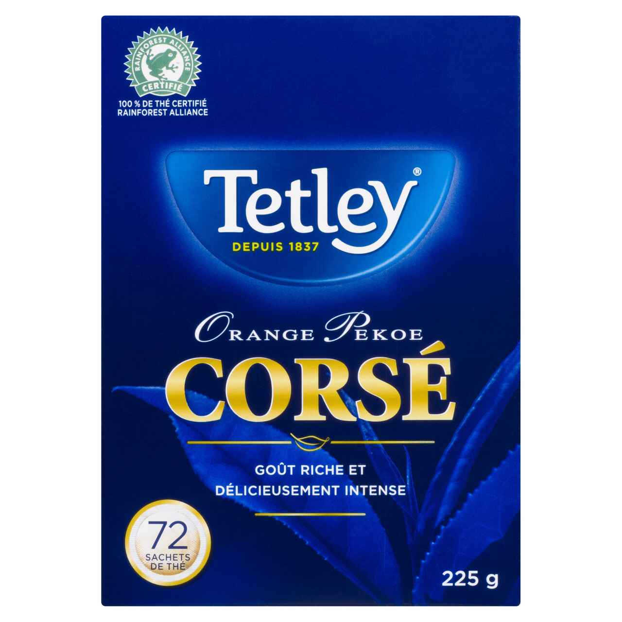 Tetley Tea Bold Orange Pekoe 72 Tea Bags - Voilà Online Groceries & Offers