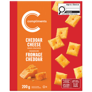 Compliments Crackers Cheddar Cheese 200 g - Voilà Online Groceries & Offers