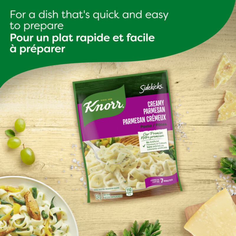 Knorr Sidekicks Pasta Side Dish Creamy Parmesan 124 g - Voilà Online ...