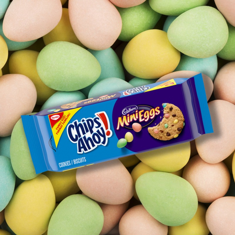 Christie Chips Ahoy! Cadbury Mini Eggs Cookies Family Size 460 g ...
