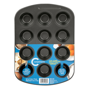 Compliments Muffin Pan Mini 12 Cup 1 Pack - Voilà Online Groceries & Offers