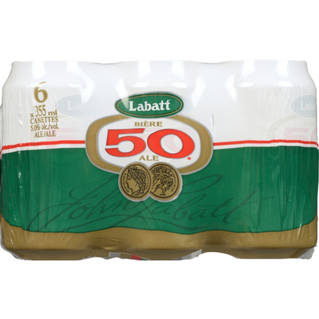 Labatt 50 Ale Beer 5% Alcohol 6 x 355 ml (cans) - Voilà Online ...