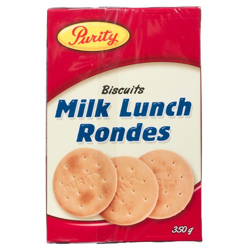 Purity Round Milk Lunch Biscuits 350 g - Voilà Online Groceries & Offers