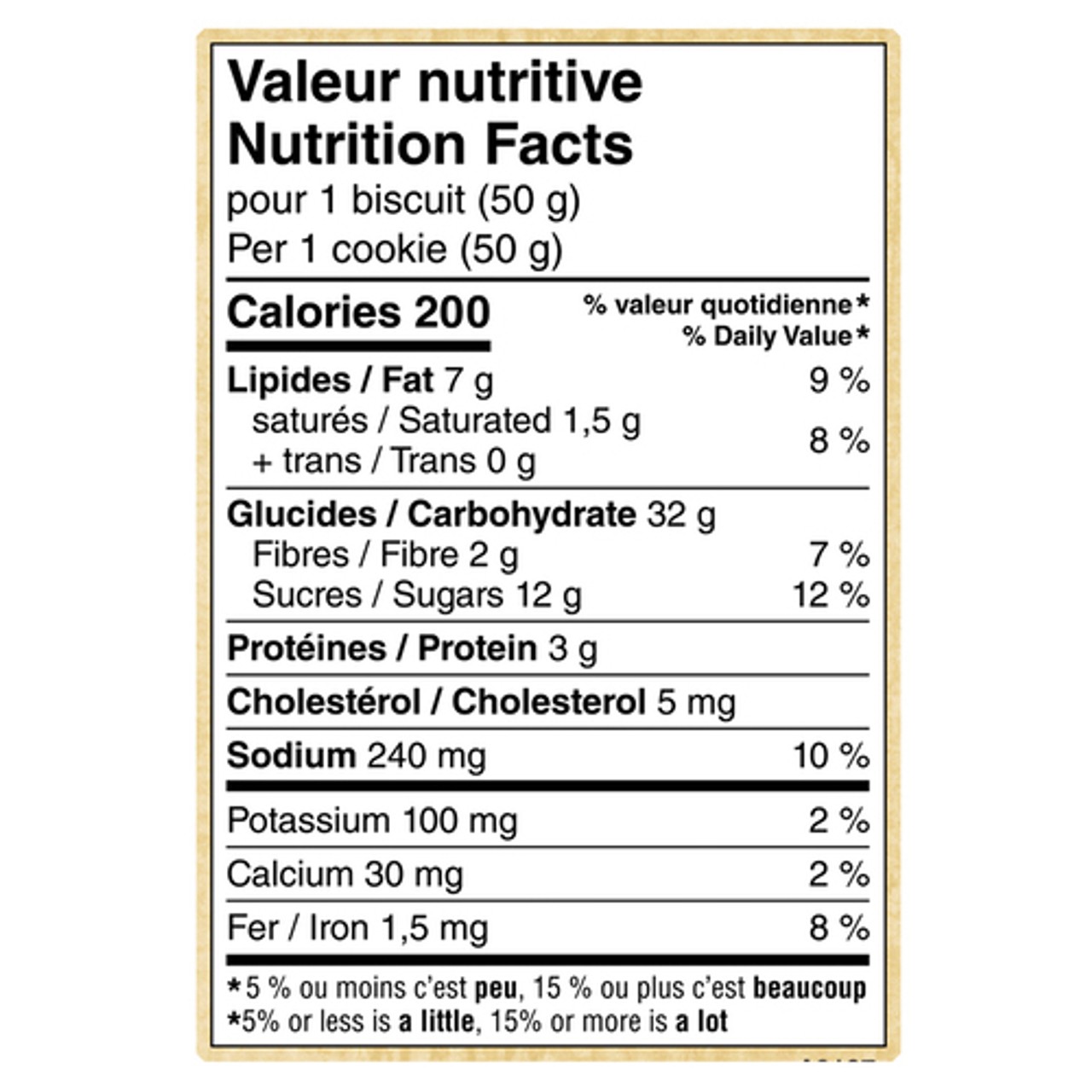 Sara Lee Rondeau Cookies Oatmeal 300 g - Voilà Online Groceries & Offers