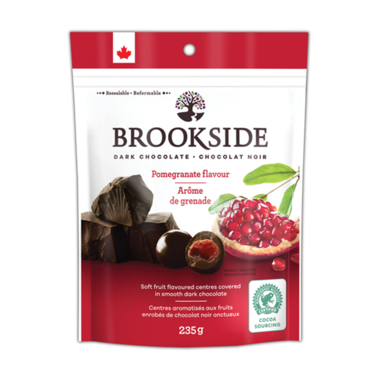 Brookside Dark Chocolate Pomegranate 235 g - Voilà Online Groceries ...