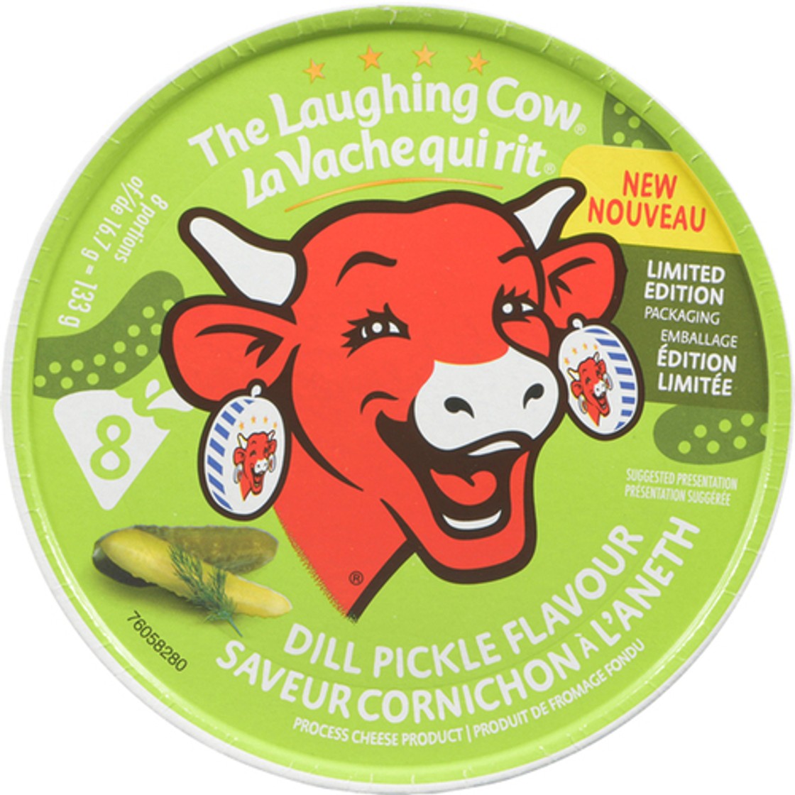 The Laughing Cow Snacking Cheese Dill Pickle 8 Portions 133 g - Voilà ...