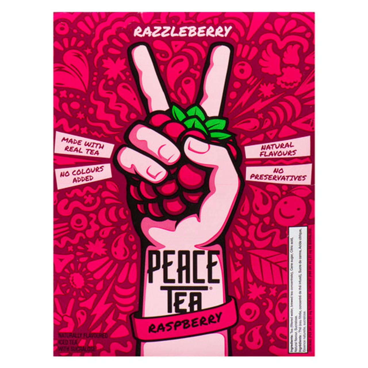 Peace Tea Iced Tea Drinks Razzleberry 12 x 341 ml (cans) - Voilà Online ...
