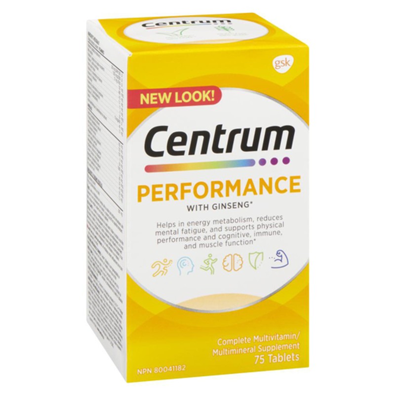 Centrum Performance Complete Multivitamin 75 Count - Voilà Online ...