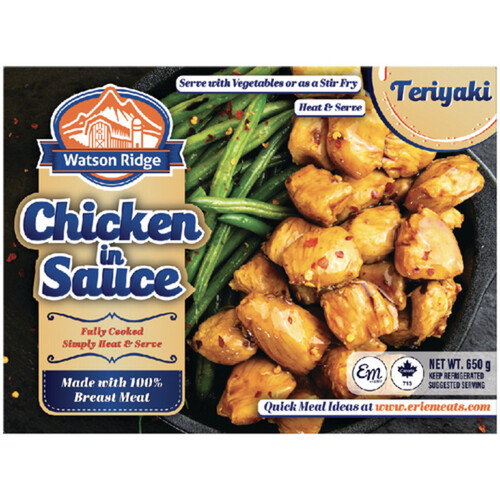 Watson Ridge Chicken in Sauce Teriyaki 650 g - Voilà Online Groceries ...
