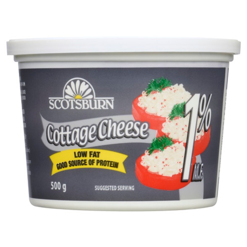 Scotsburn 1% Cottage Cheese Low Fat 500 g - Voilà Online Groceries & Offers