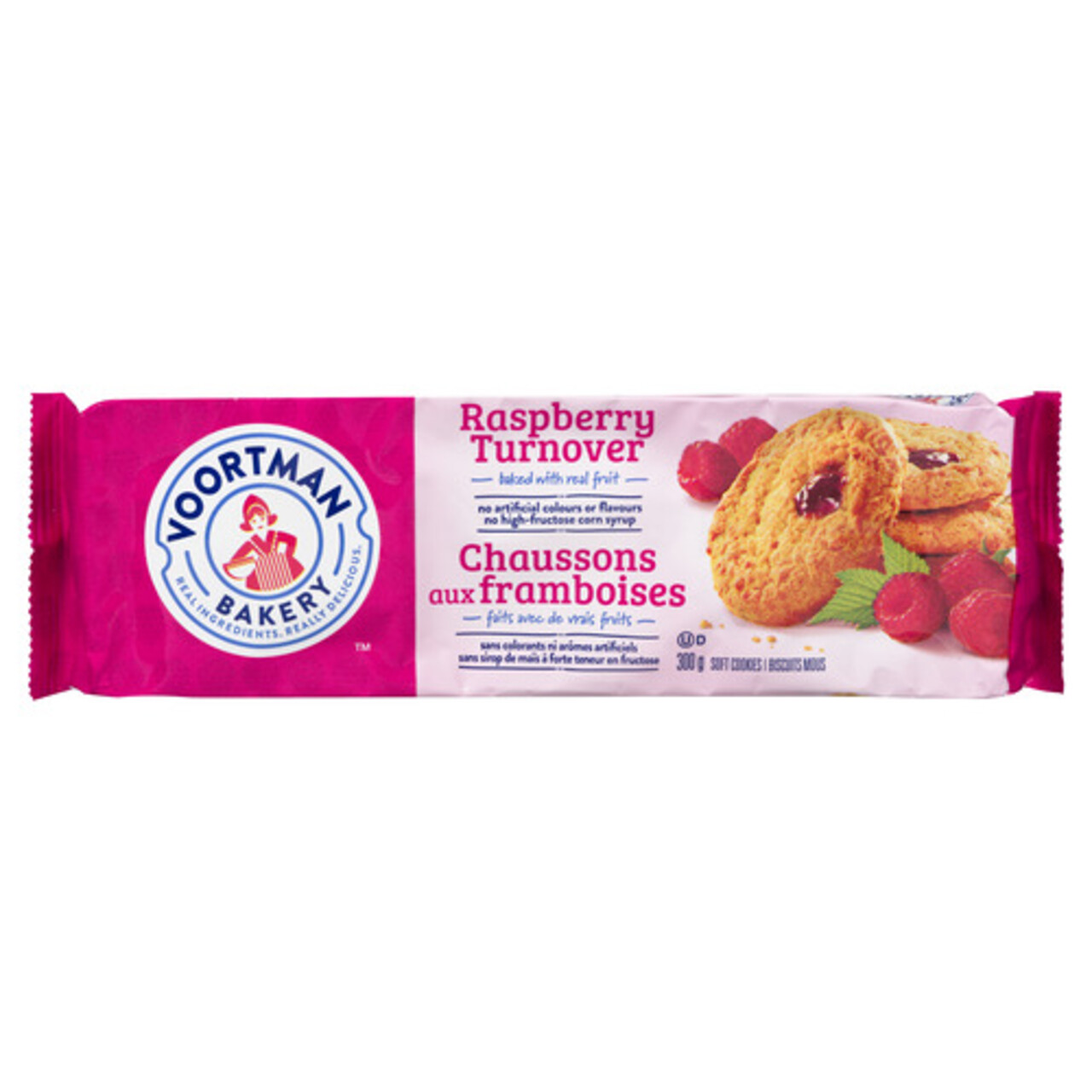 Voortman Cookies Raspberry Turnover 300 g - Voilà Online Groceries & Offers