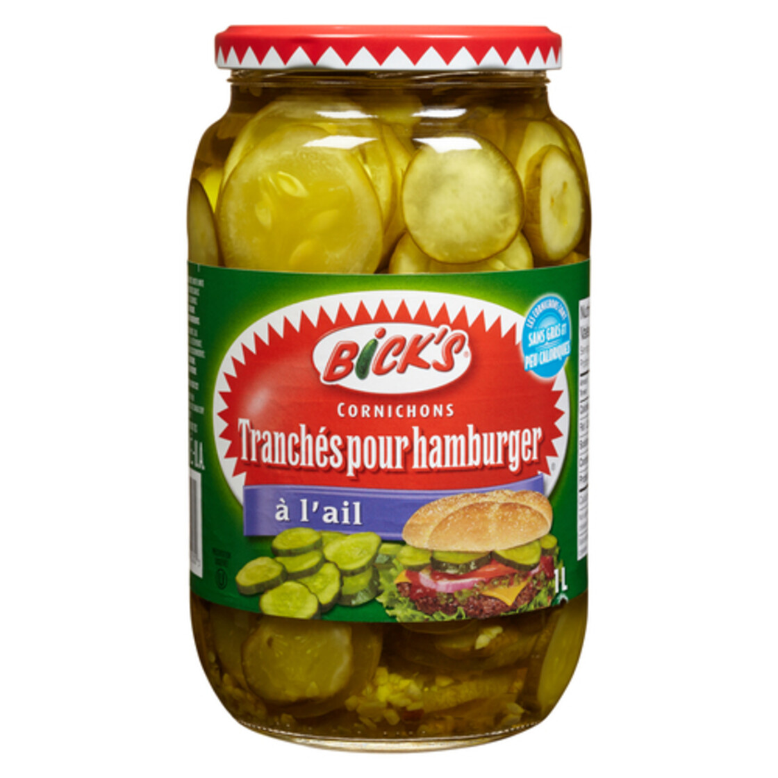 Bick's Pickles Hamburger Slices Garlic 1 L - Voilà Online Groceries ...