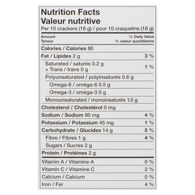 Compliments Crackers Thin Wheat 250 g - Voilà Online Groceries & Offers