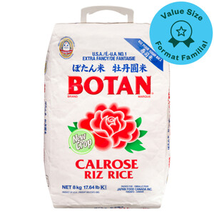 Japan Foods Botan Calrose Rice Value Size 8 kg - Voilà Online Groceries ...