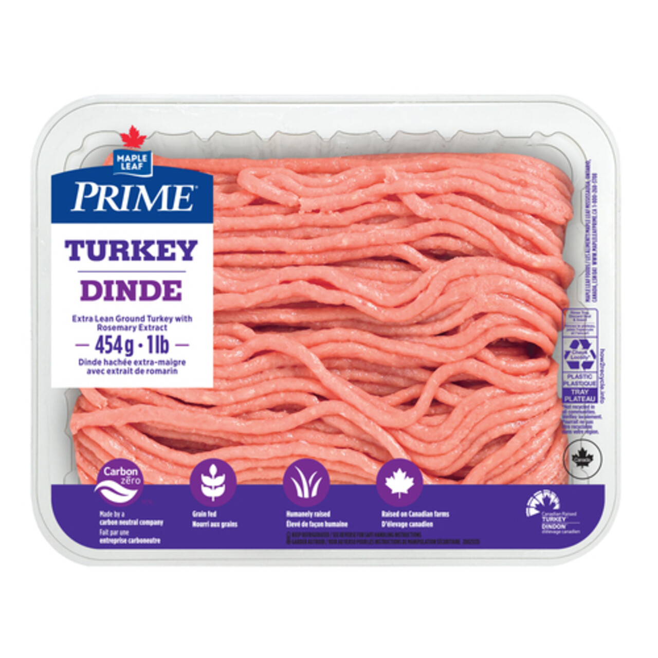 Prime Ground Turkey Extra Lean 454 g - Voilà Online Groceries & Offers
