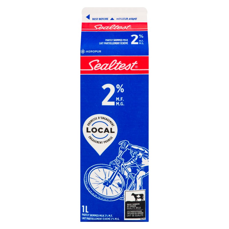 Sealtest 2% Milk Partly Skimmed 1 L - Voilà Online Groceries & Offers