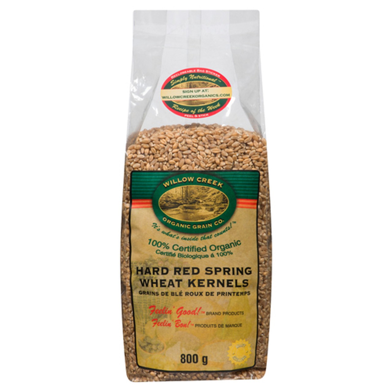 Willow Creek Organic Hard Red Spring Wheat 800 g - Voilà Online ...