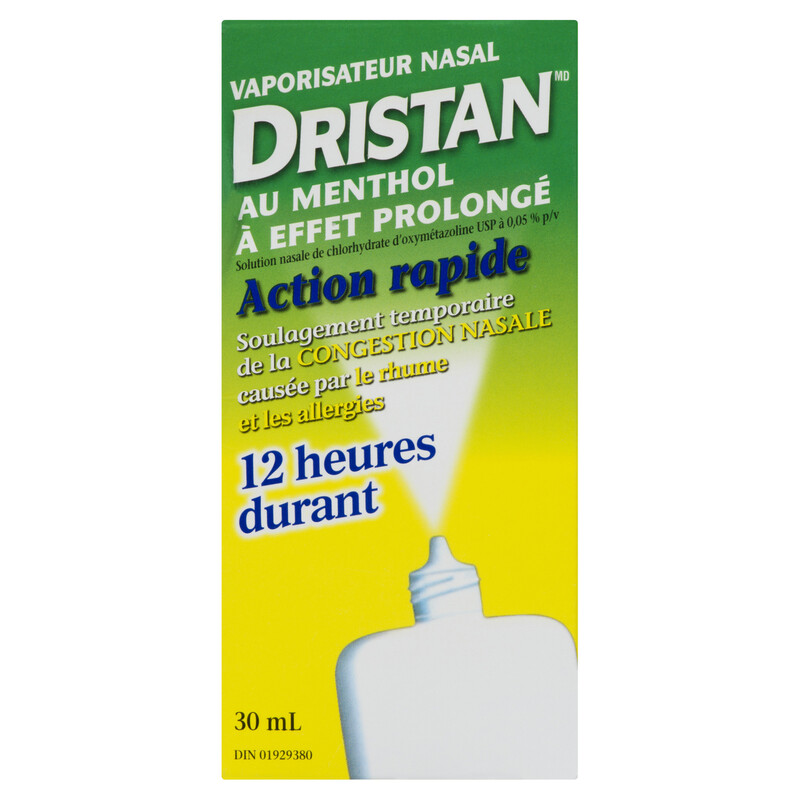 Dristan Long Lasting Mentholated Nasal Spray 30 mL - Voilà Online ...