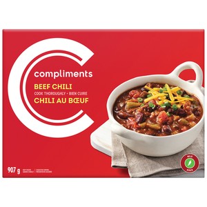 Compliments Frozen Beef Chili 907 g - Voilà Online Groceries & Offers