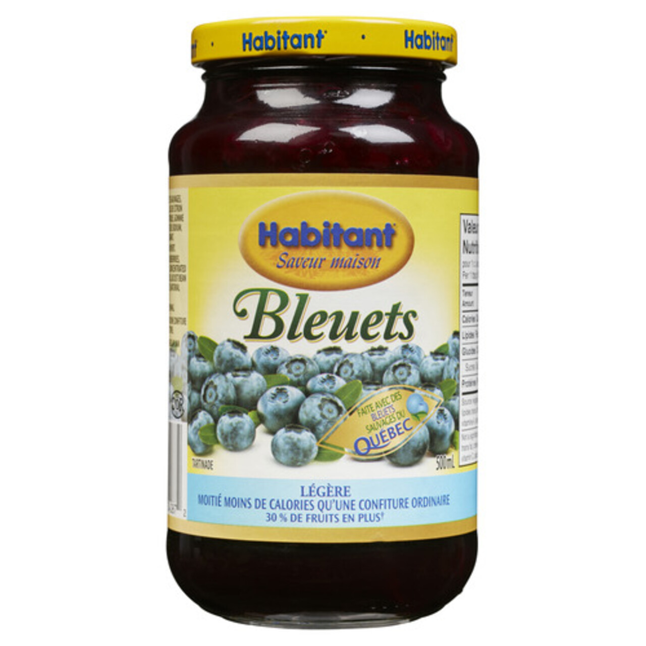 Habitant Spread Light Blueberry 500 ml - Voilà Online Groceries & Offers