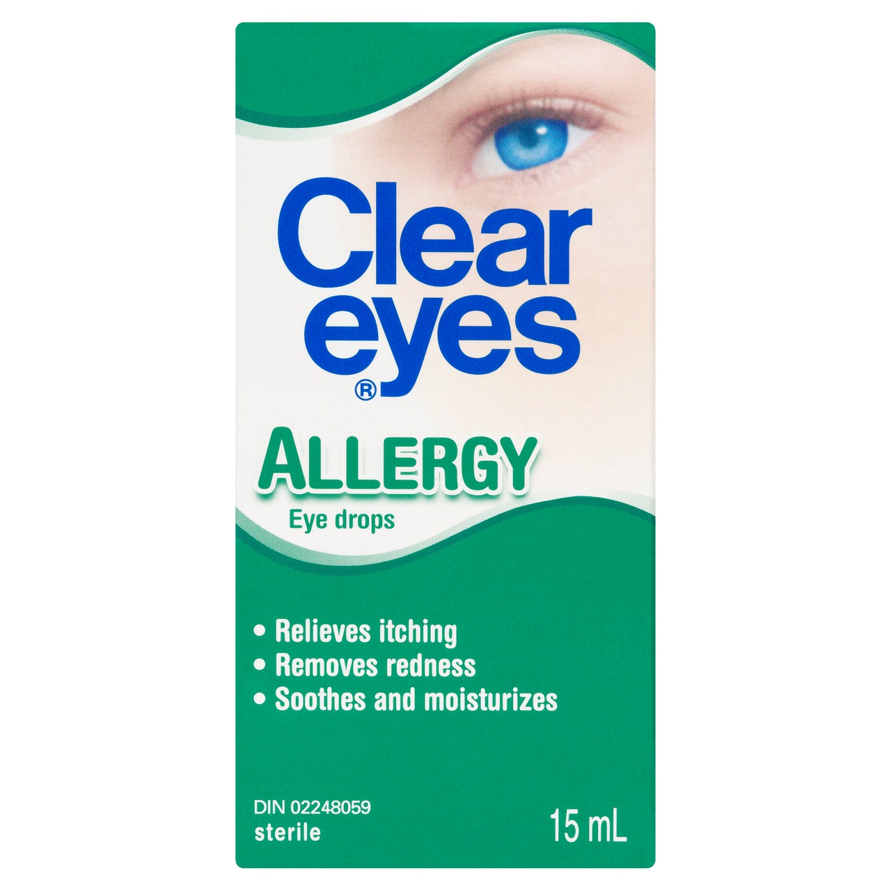 Clear Eyes Eye Drops Allergy 15 ml - Voilà Online Groceries & Offers