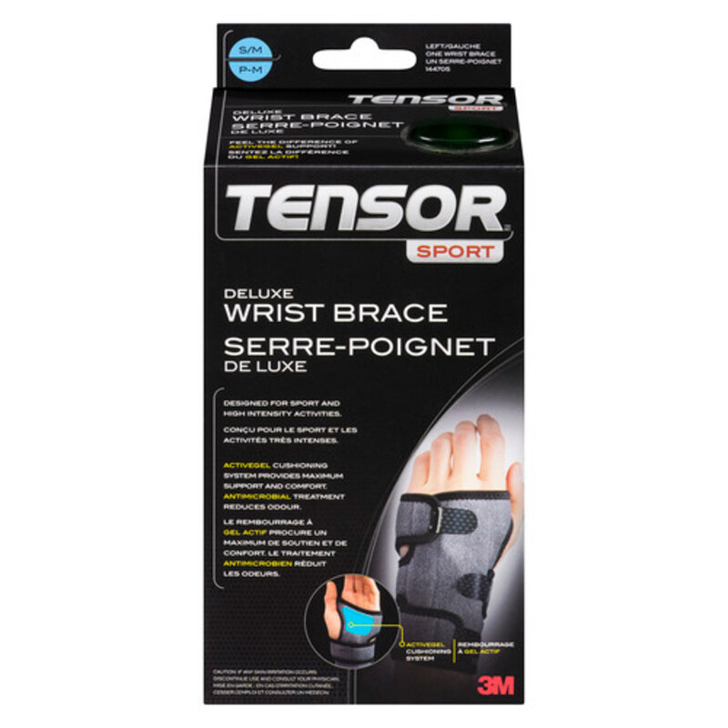Tensor Wrist Brace Left Small 1 Count - Voilà Online Groceries & Offers