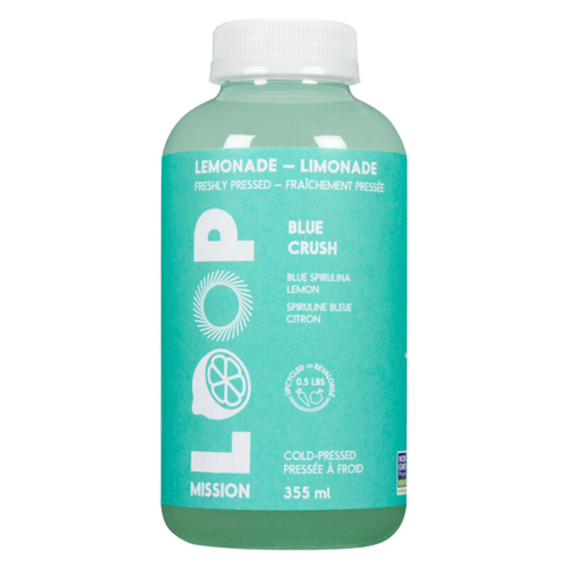Loop Lemonade Blue Crush 355 ml (bottle) - Voilà Online Groceries & Offers
