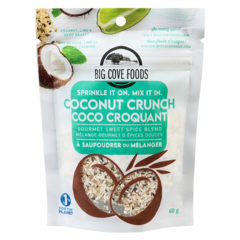 Big Cove Foods Gourmet Sweet Spice Blend Coconut Crunch 60 g - Voilà ...