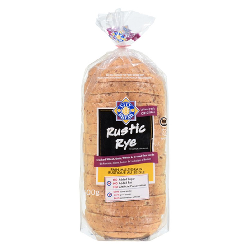 City Bread Sliced Multigrain Bread Rustic Rye 500 g - Voilà Online ...
