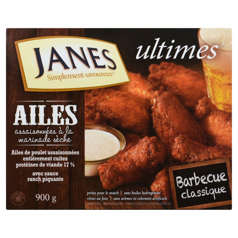 Janes Frozen Chicken Wings Barbeque 900 g - Voilà Online Groceries & Offers