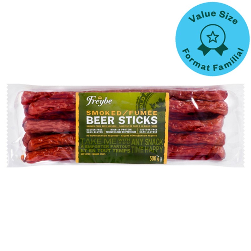 Freybe Smoked Beer Sticks 500 g - Voilà Online Groceries & Offers
