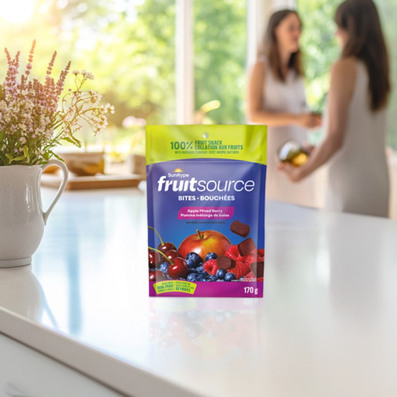 SunRype Fruitsource 100% Fruit Bites Apple Mixed Berry 170 g - Voilà ...