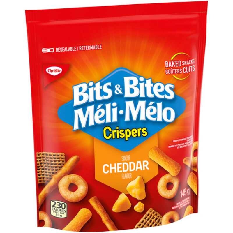 Crispers Bits Bites Cheese Snacks 145 g - Voilà Online Groceries & Offers