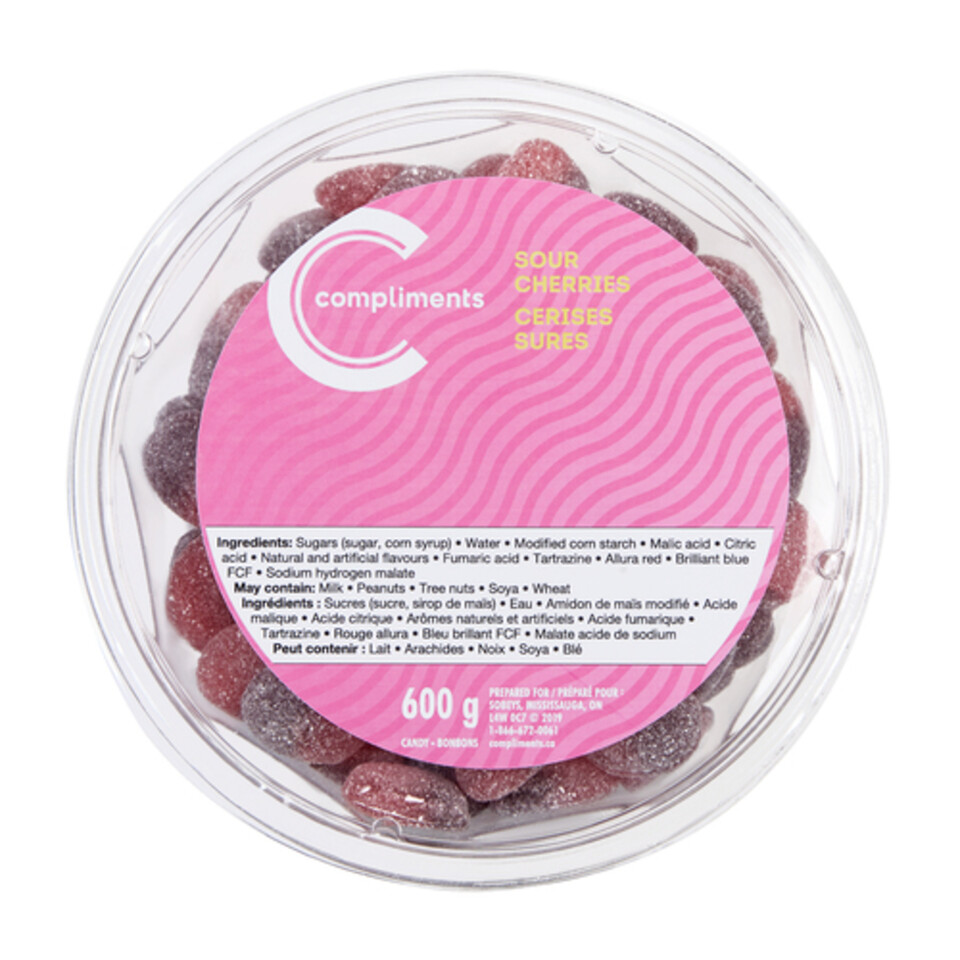 Compliments Sour Cherries 600 g - Voilà Online Groceries & Offers
