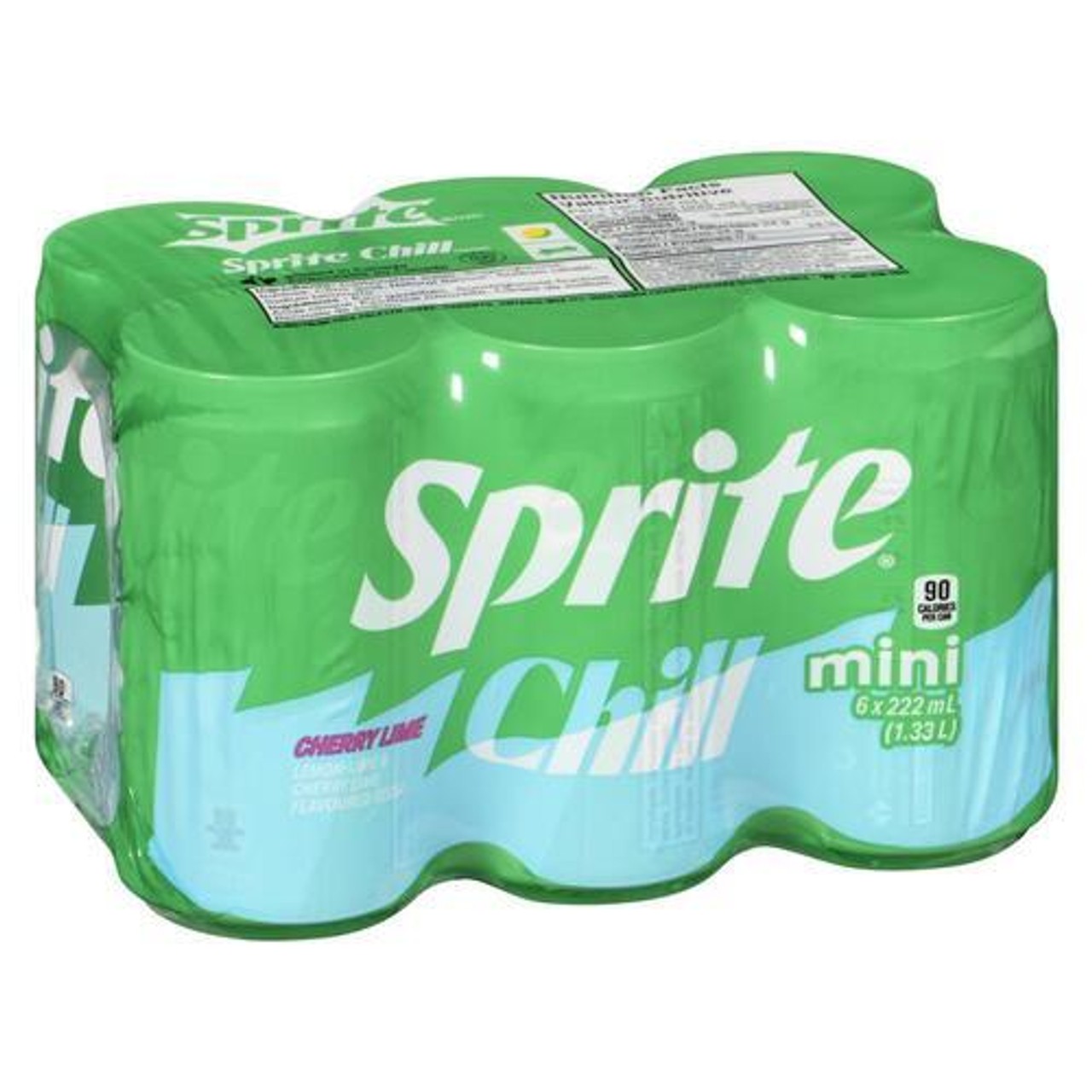 Sprite Chill Mini Soda Cherry Lime 6 x 222 ml (cans) - Voilà Online ...