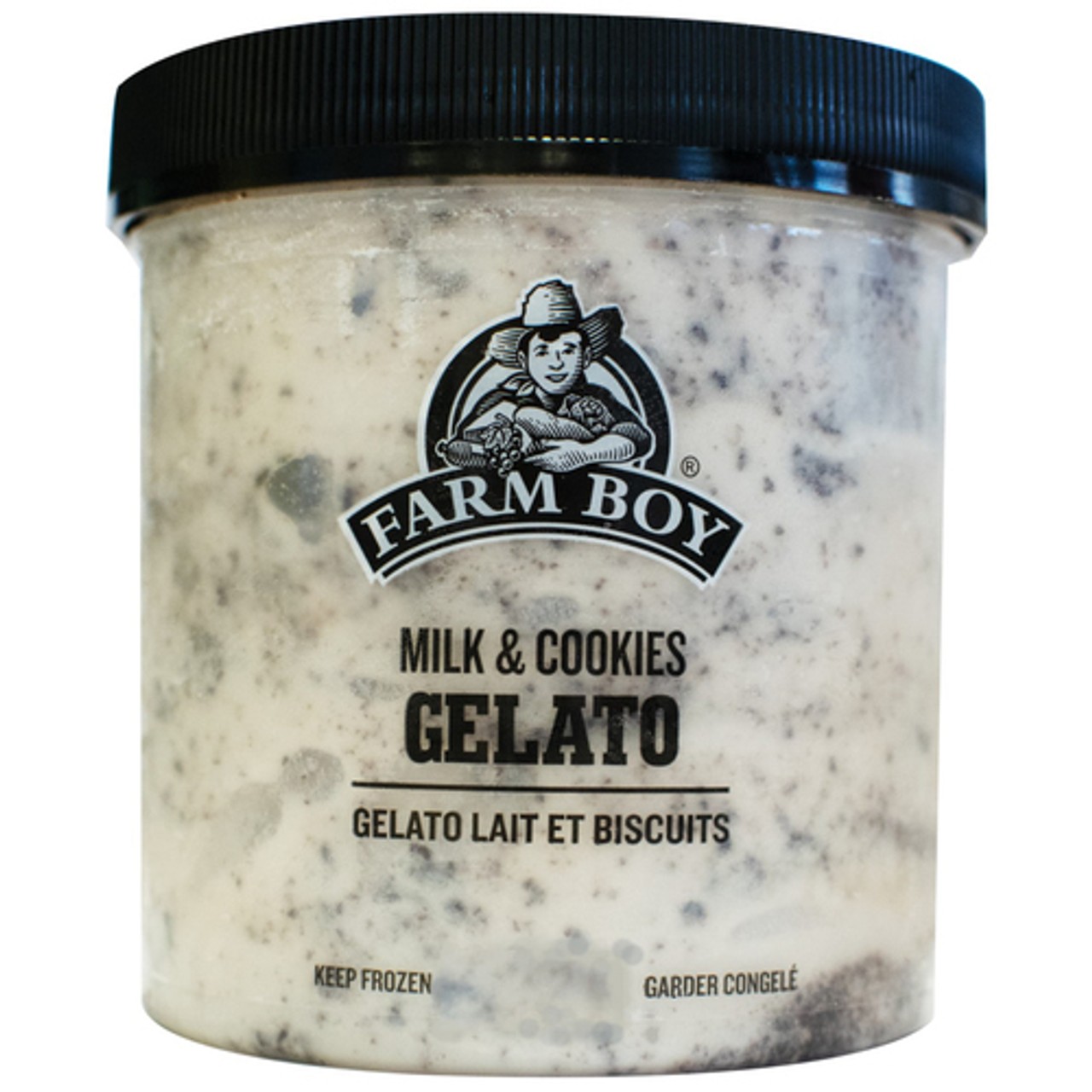 Farm Boy Gelato Milk & Cookies 500 ml - Voilà Online Groceries & Offers