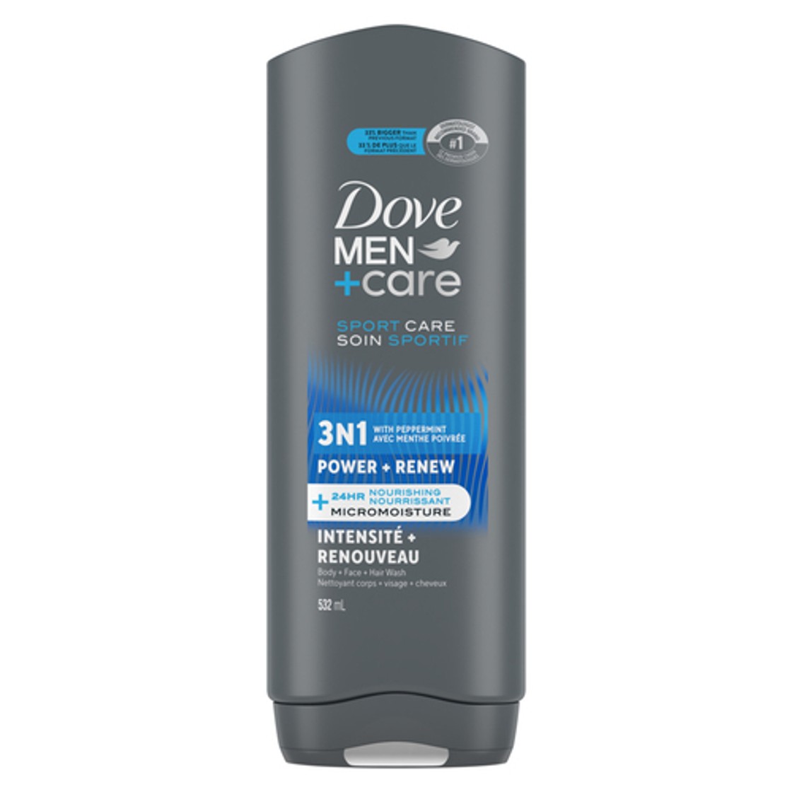 Dove Men +Care Body Wash Power Renew 532 ml - Voilà Online Groceries ...