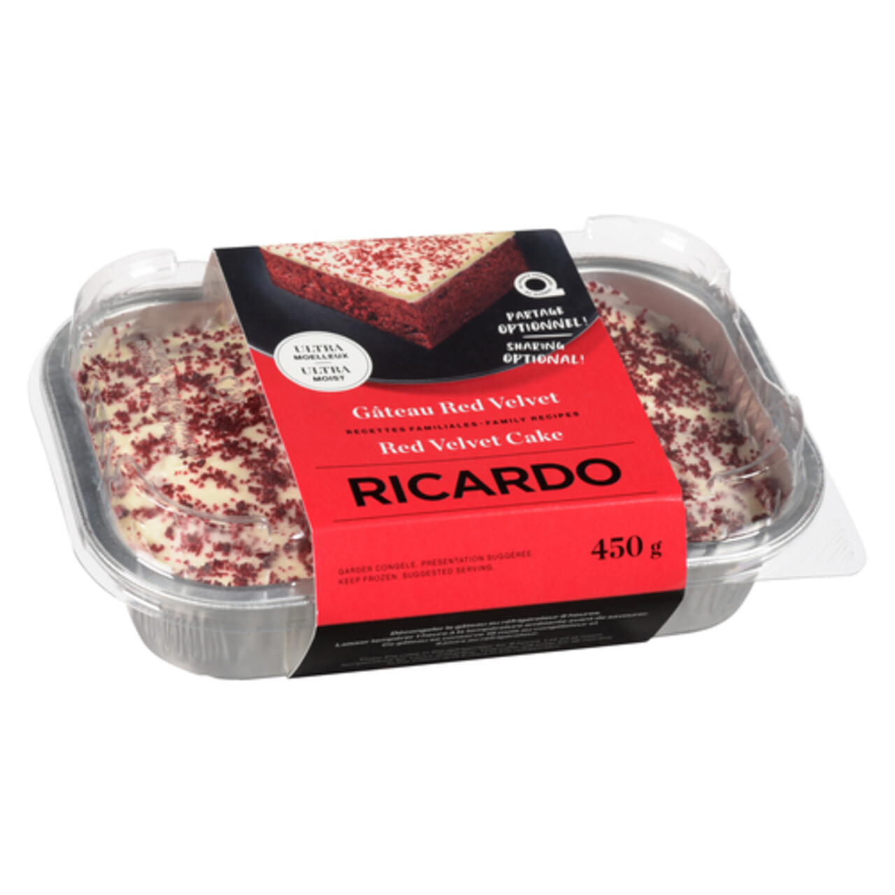 RICARDO Cake Red Velvet 450 g (frozen) - Voilà Online Groceries & Offers