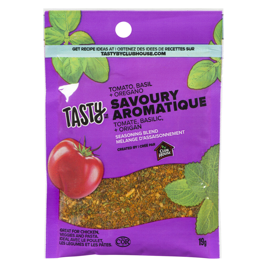 Club House Tasty Seasoning Blend Savoury 19 g - Voilà Online Groceries ...