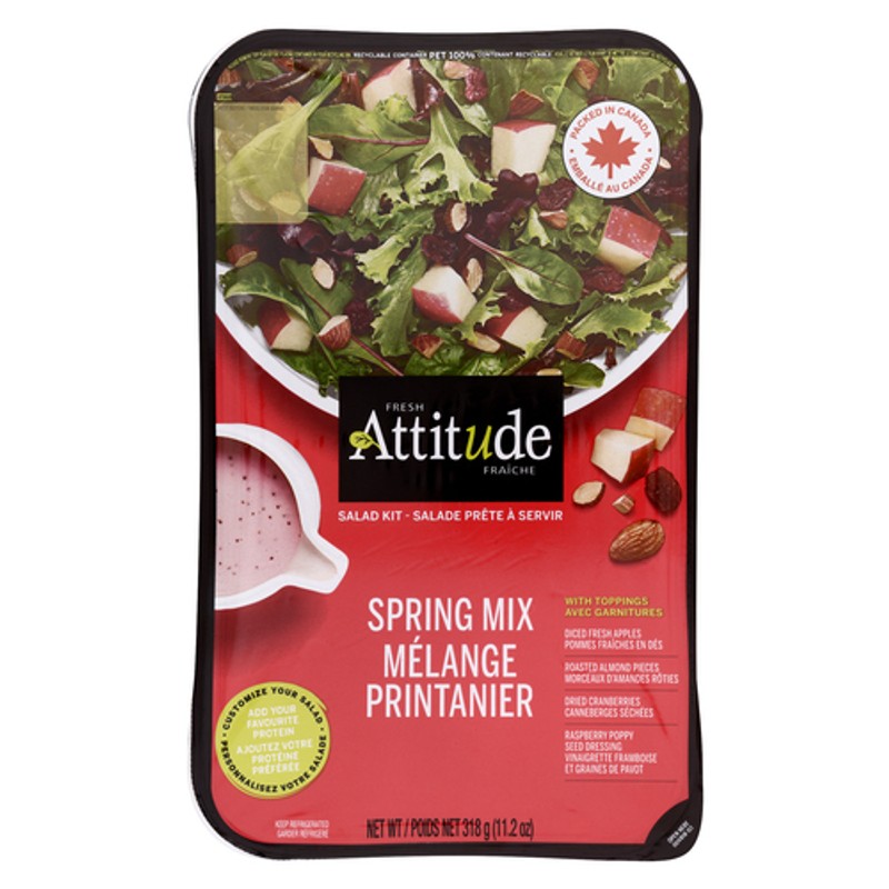 Fresh Attitude Salad Kit Spring Mix 318 g - Voilà Online Groceries & Offers