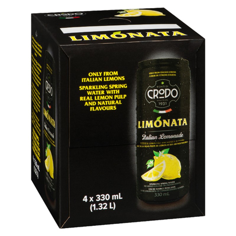Royal Unibrew Crodo Beverage Limonata 4 x 330 ml (cans) - Voilà Online ...