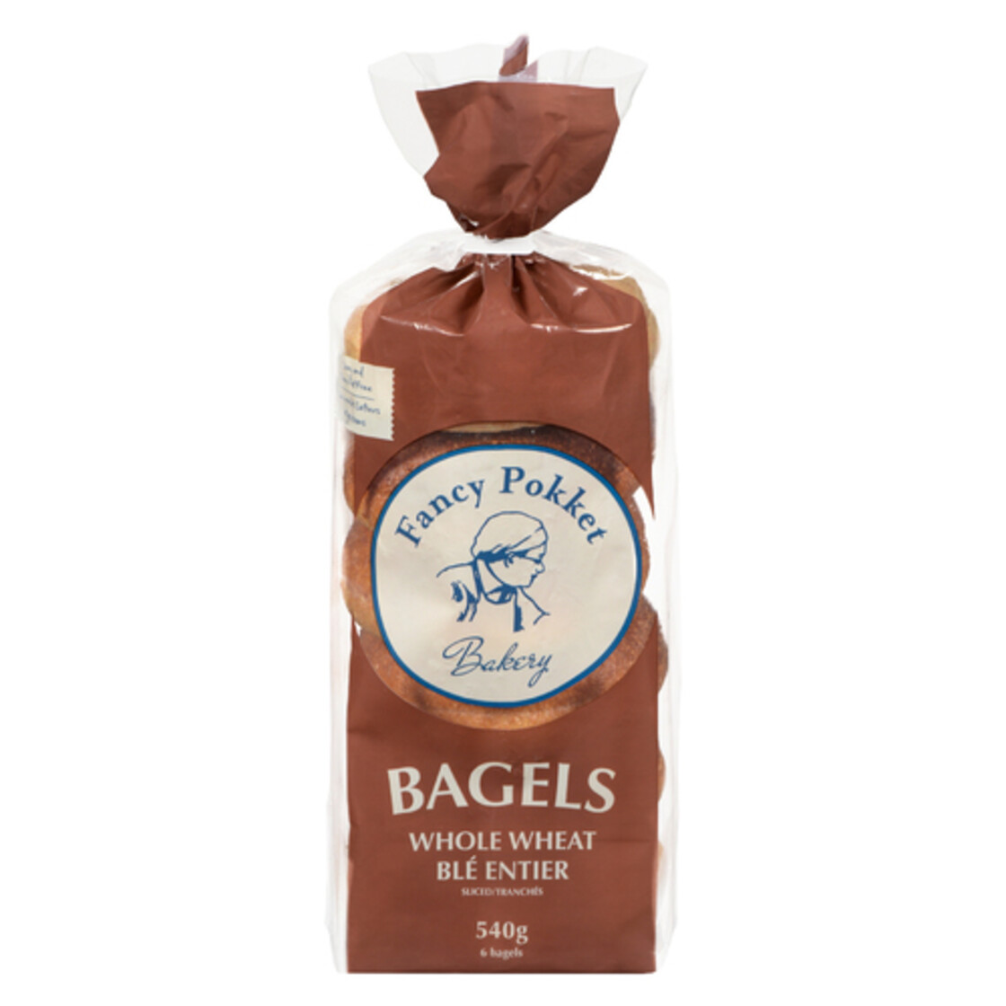 Fancy Pokket Bagels Whole Wheat 6 x 90 g - Voilà Online Groceries & Offers