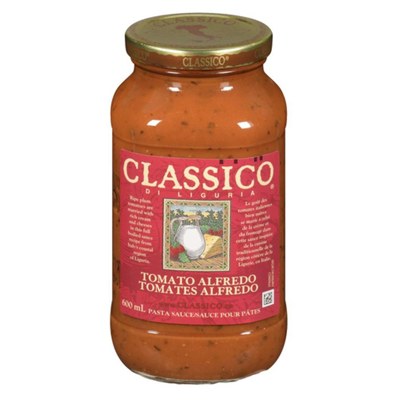 Classico Pasta Sauce Tomato Alfredo 600 ml - Voilà Online Groceries ...