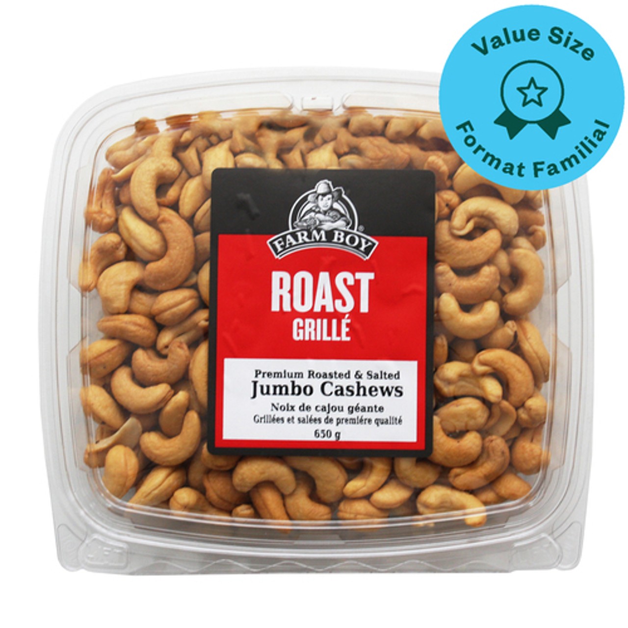 Farm Boy Nuts Roasted Jumbo Cashews Salted 650 g - Voilà Online ...